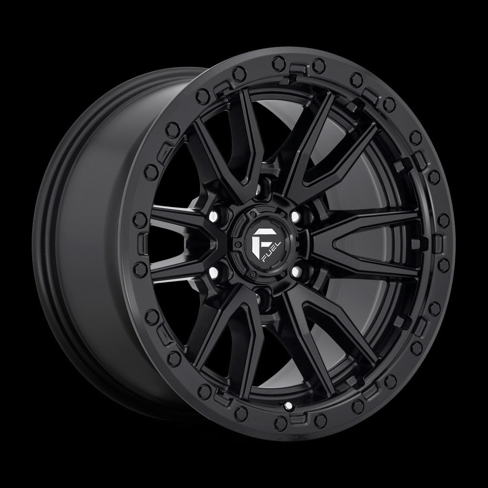 RINES FUEL D679-REBEL/ 18X9.0 6X139.7/ ET 20/ CB 106.1/ MATTE BLACK ...